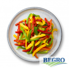Begro Sliced peppers red/green/yellow | Dicofoods